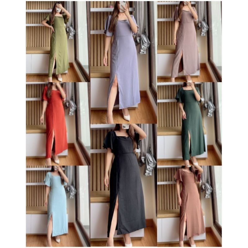 NEW DRESS JESWIL CRINGKLE IMPORT/ FREESIZE BB 60-90kg | Shopee Malaysia