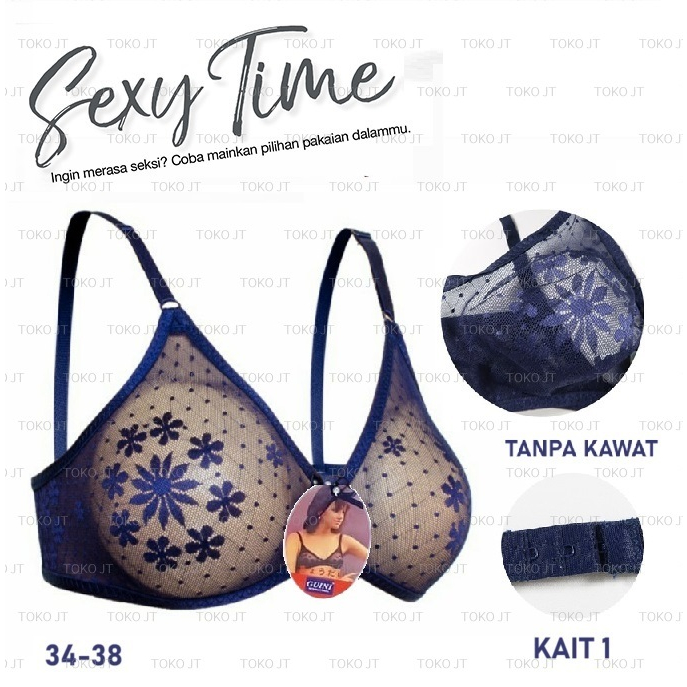 Brukat Bra Elegant Transparent Sexy Balloon Bra Without Wire Without Foam GN | Shopee Malaysia