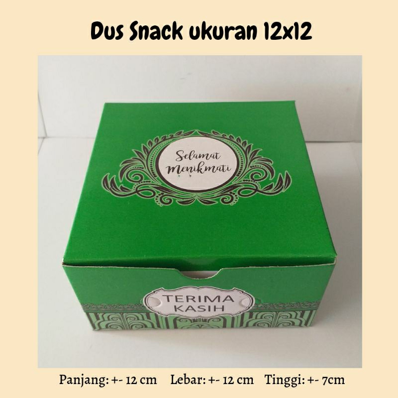 12x12 Cake Box | Dus Snack | Shopee Malaysia