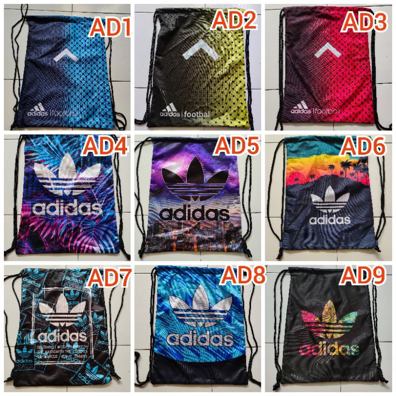 GYMSACK DRAW STRING BAG ADIDAS NIK3 ORTU5 8 SPEC5 Asic5 Under Arm0uR ...