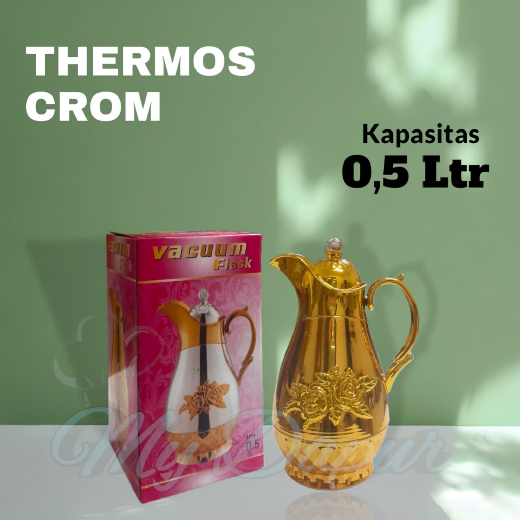 TERMOS 0.5 Liter Gold Arabic Thermos By Haji (202-07) | Shopee Malaysia