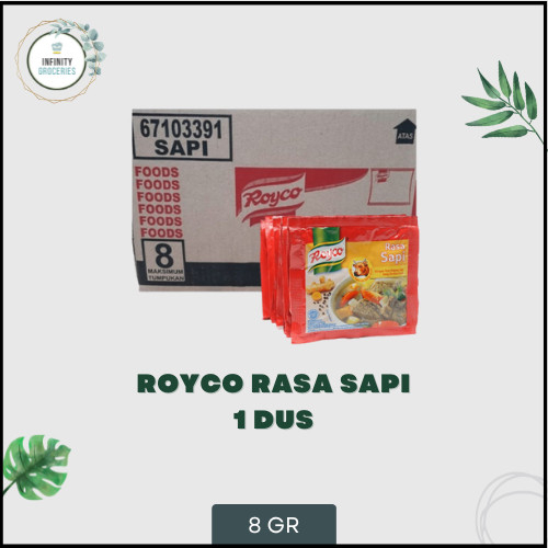 Royco SPECIAL BROTH BEEF FLAVOR PACKAGING 9 GR 1 DUS !! | Shopee Malaysia