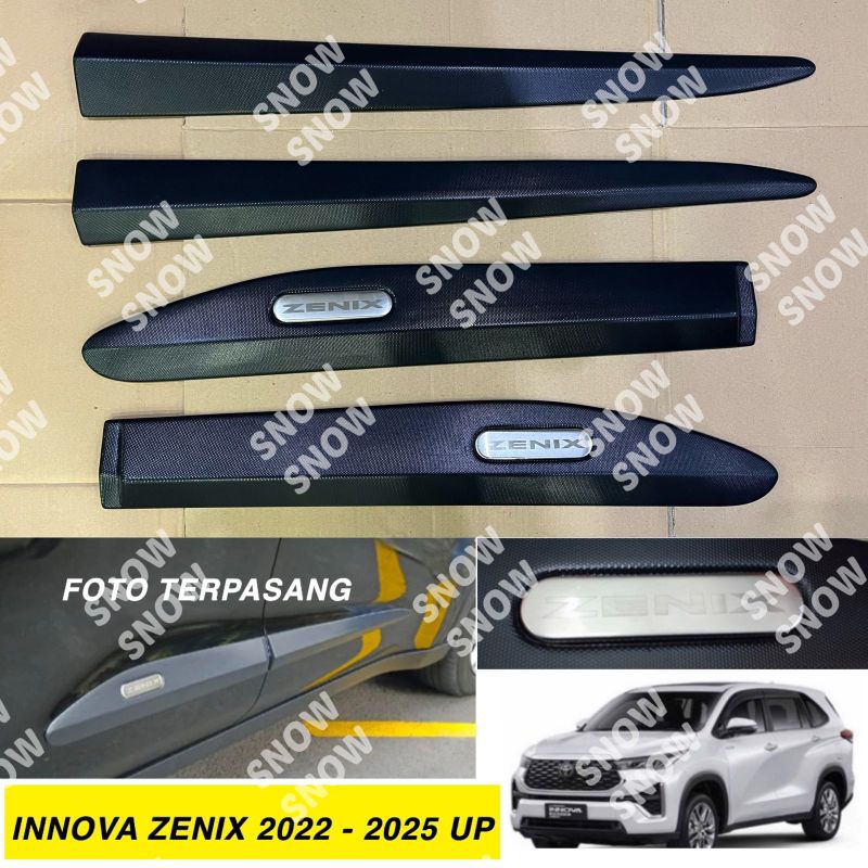 HITAM Innova Zenix 2022 2023 2024 2025 Black Doff Hubcap Side Car Body ...