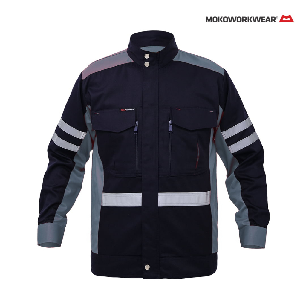 MokoWorkwear - Safety Wearpack Semi Jacket Combination Scotlite Grey ...