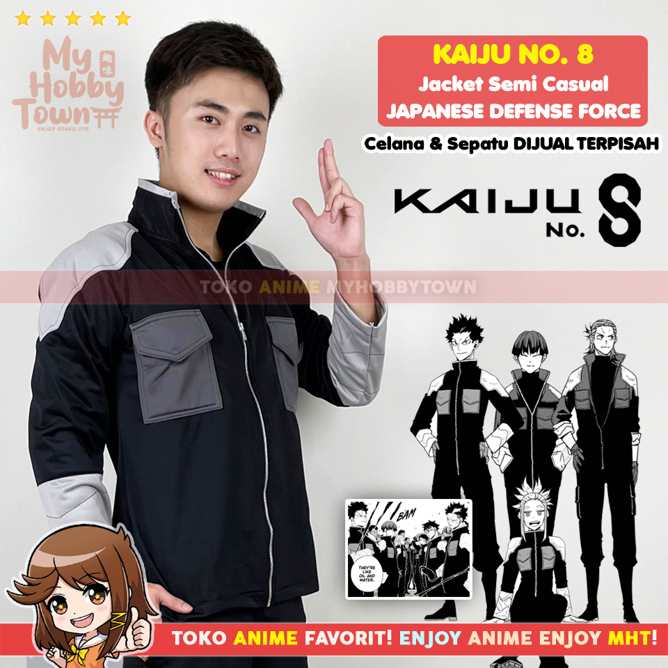 Kaiju Anime Jacket No. 8 Japanese Defense Force Kafka Hibino Soshiro ...