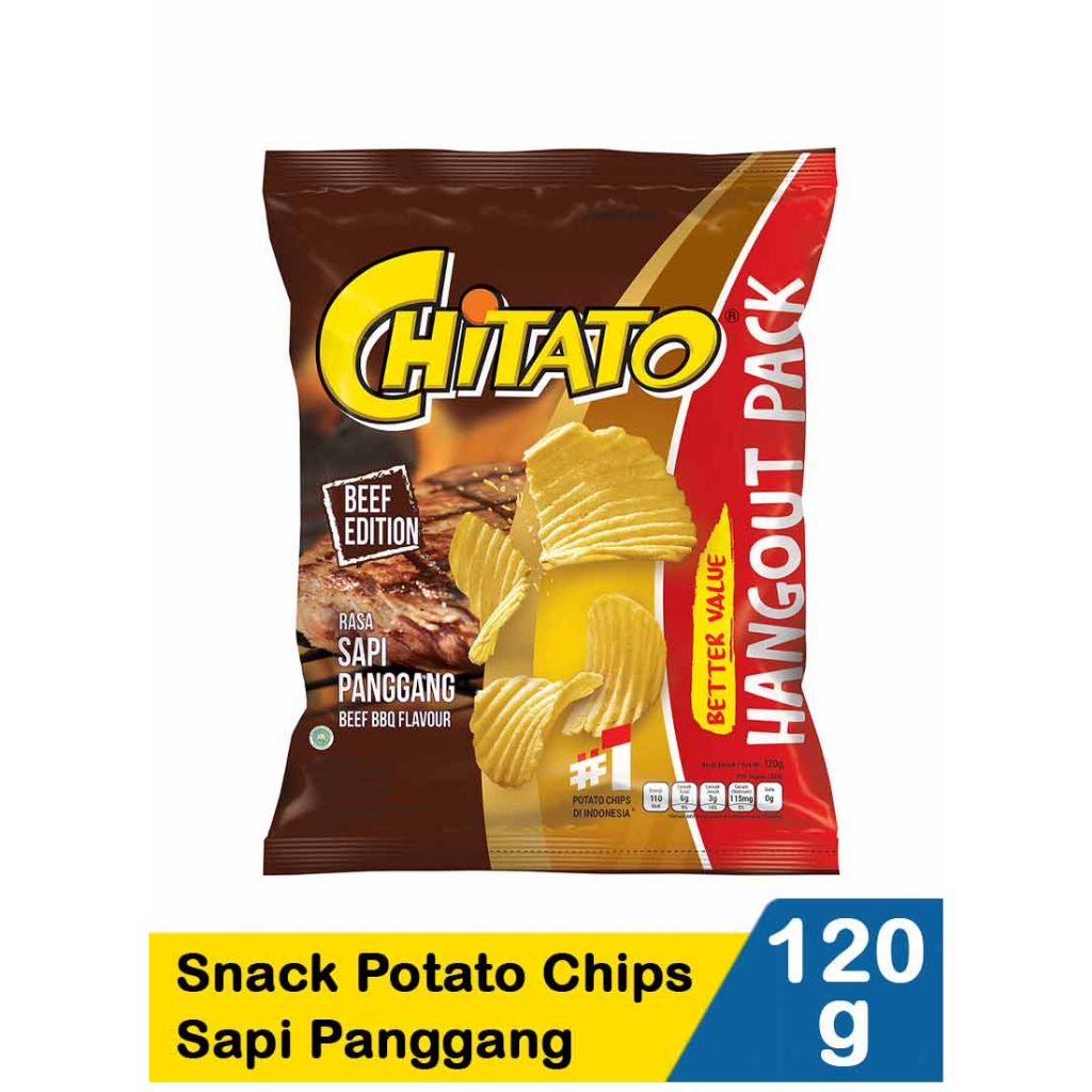 Chitato Hangout Grilled Beef / Lite Nori Seaweed 120gr | Shopee Malaysia