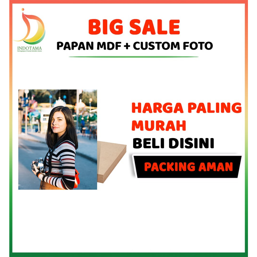 KAYU Photo Printing Media MDF Board Jumbo Size 40x60, 50x70, 60x90 cm ...