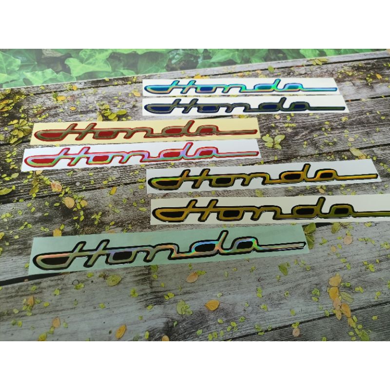 Honda LATIN Writing 3D Bending EMBLEM | Shopee Malaysia