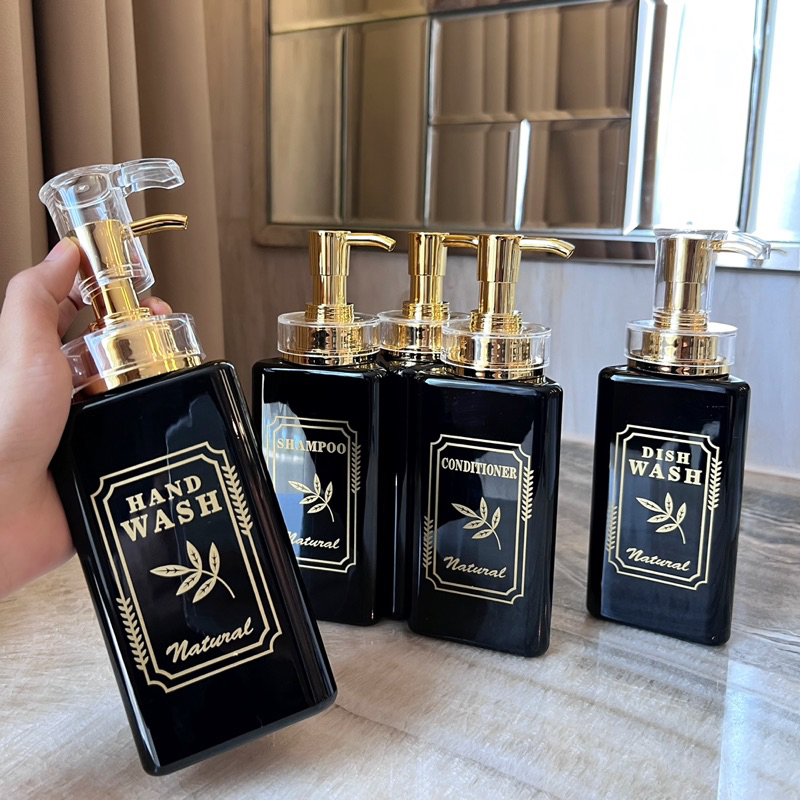 Luxury BOTTLE REFILL TRIANGLE 300ML, LUXURY GLOSSY TRIANGLE Liquid soap ...
