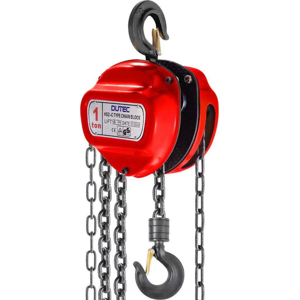 Chain Block / Tackle / Pulley 1 Ton x 10 Meters Dutec | Shopee Malaysia