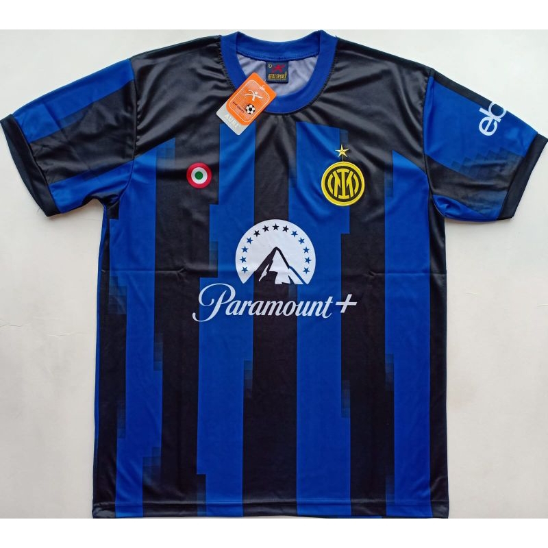 Inter Milan Home Football Jersey 2023-2024 Auri Sport | Shopee Malaysia