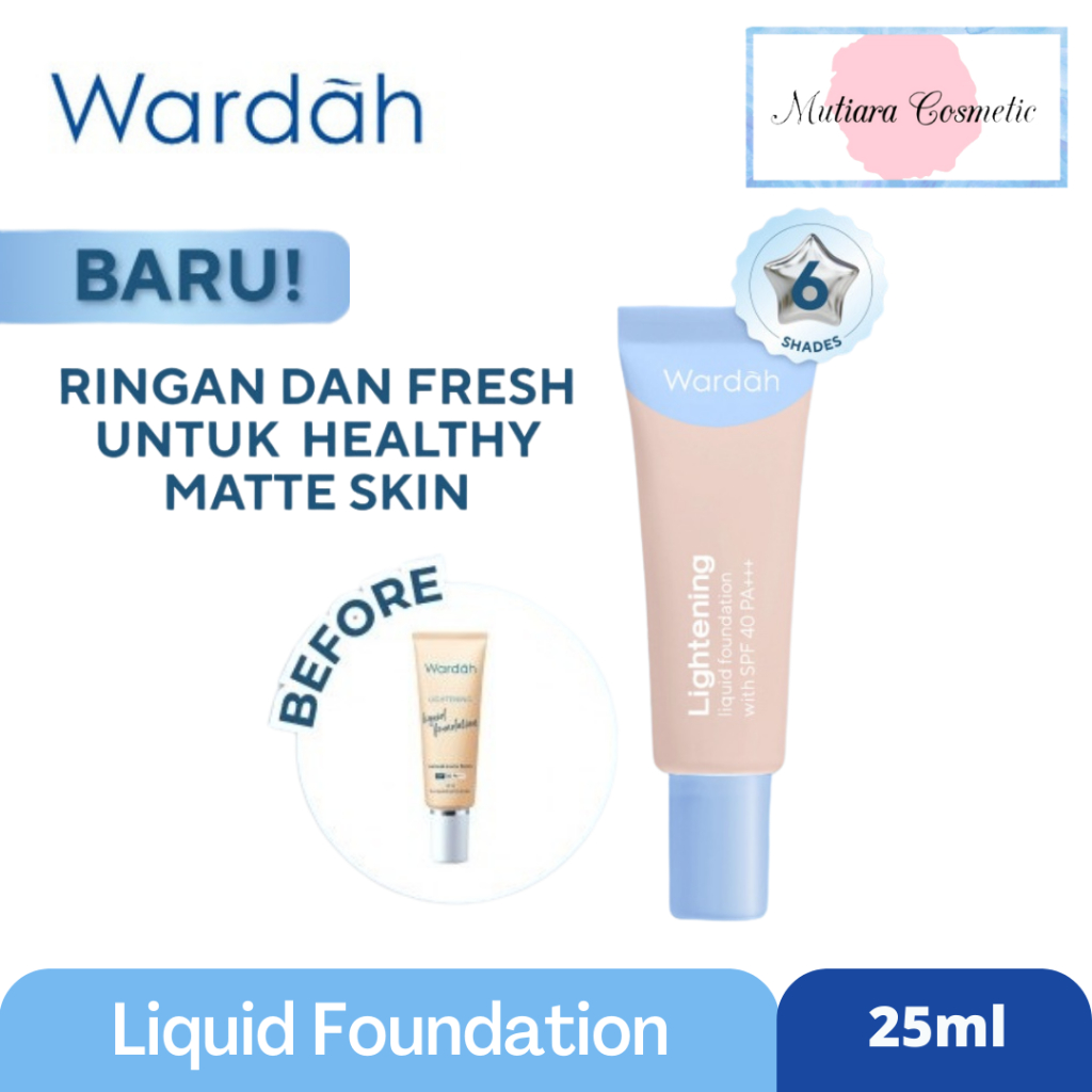Wardah Lightening Liquid Foundation 25ml | Shopee Malaysia
