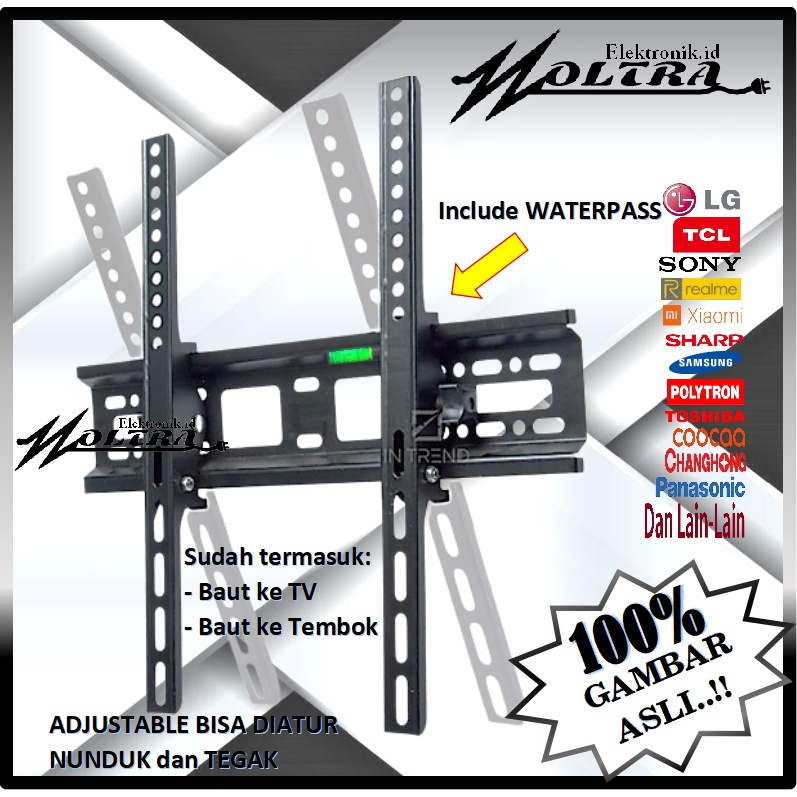 Led LCD TV bracket 32" s/d 60" Universal [60 55 50 49 43 40 39 32 inchi ...