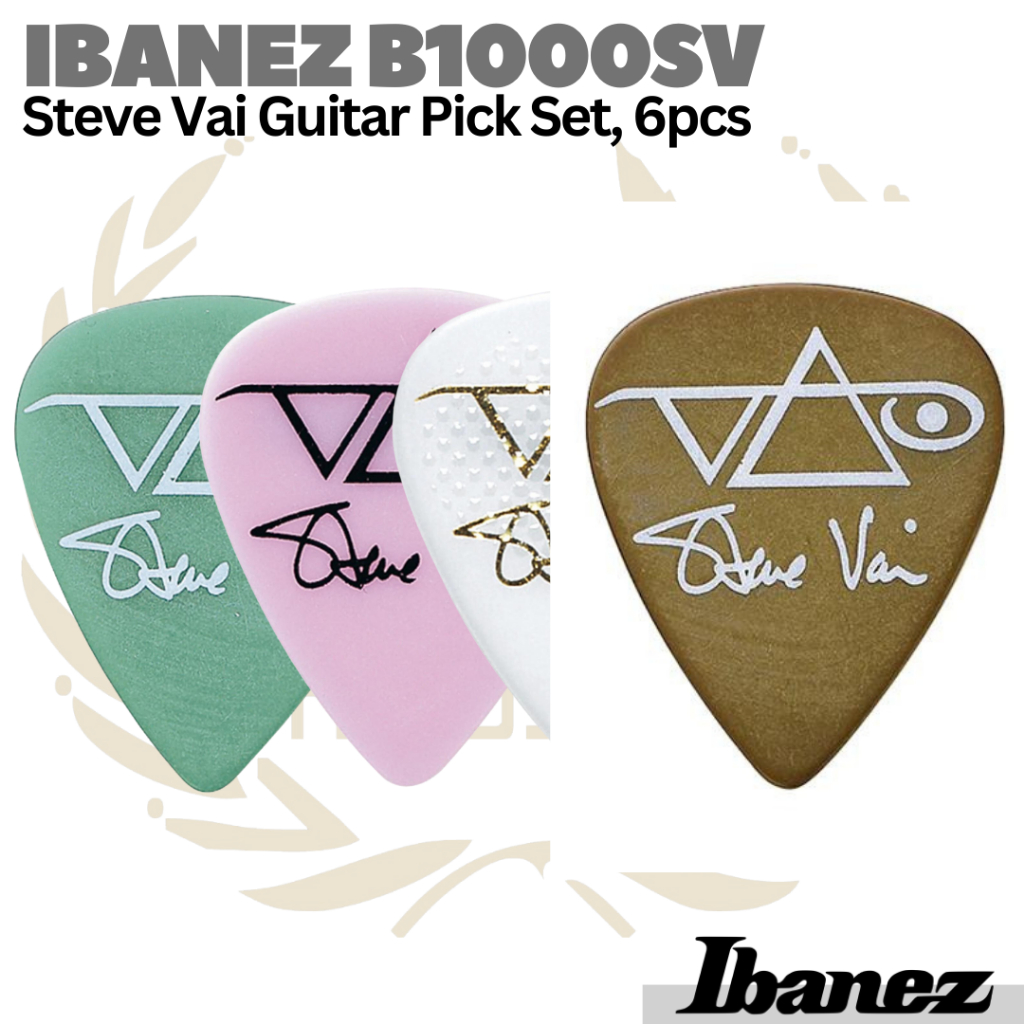 Ibanez B1000SV Steve Vai Guitar Pick Set 6pcs | Pik Guitar | Shopee ...