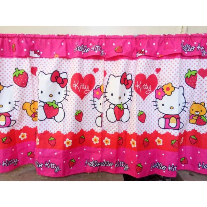 Hello Kitty MOTIF Curtains/Curtains Under The Kitchen | Shopee Malaysia