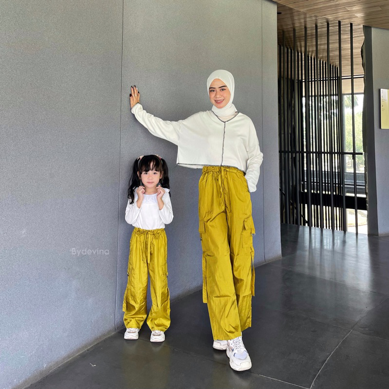 Bd - Nara Cargo Pants Couple Mother and Child (Sold Separately) Viral Cargo Pants 2025 | Shopee ...