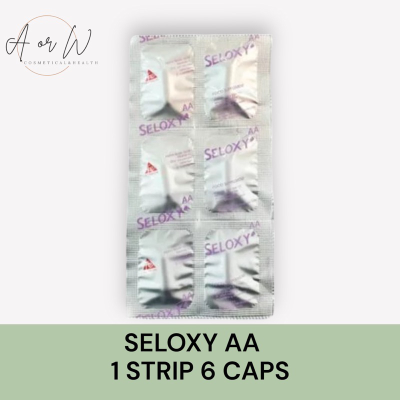 Seloxy AA 1 STRIP 6 CAPS | Shopee Malaysia