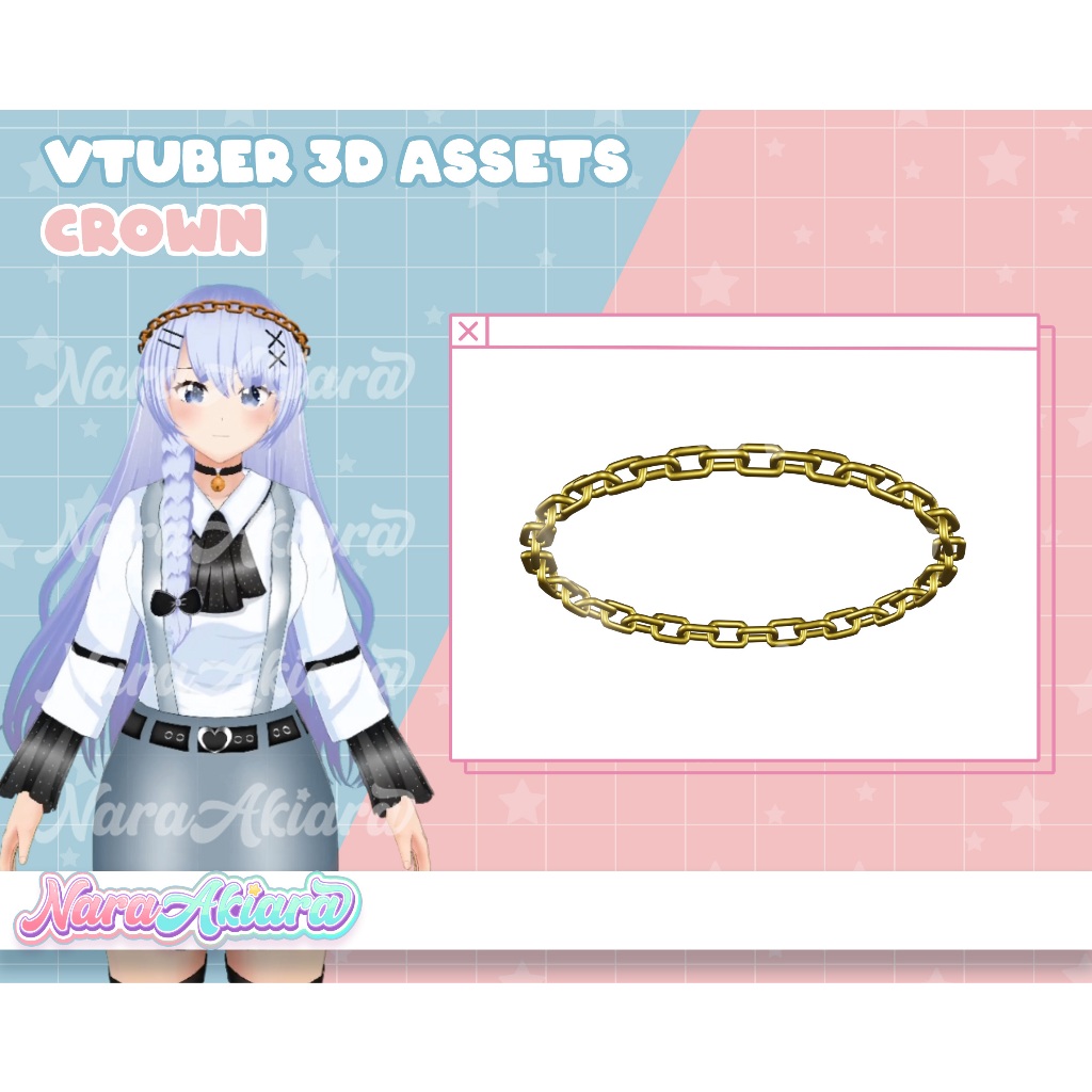 Look Glamorous with Ready-to-Use Crowns for Vroids, Quality Crowns ...