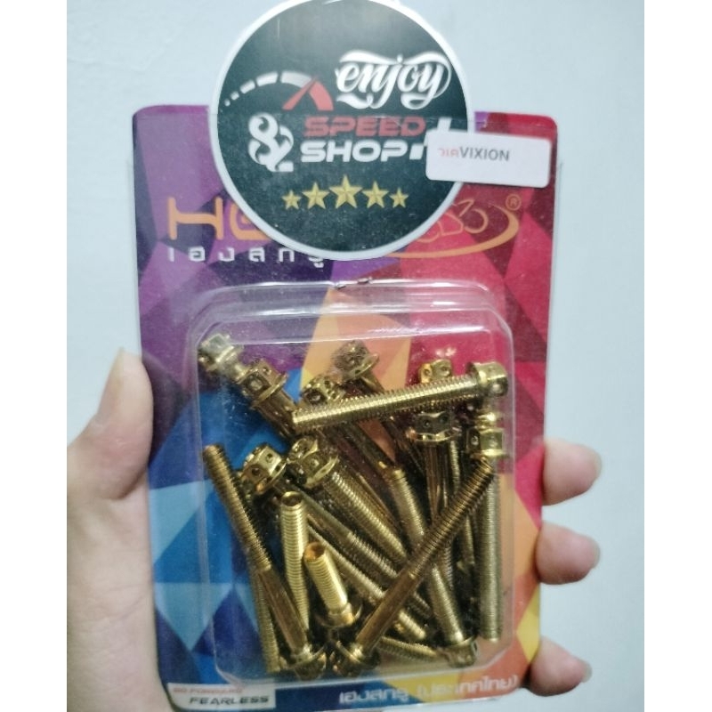 MESIN Pb Probolt stainless flower bolts Bak Block Engine Left Right All ...