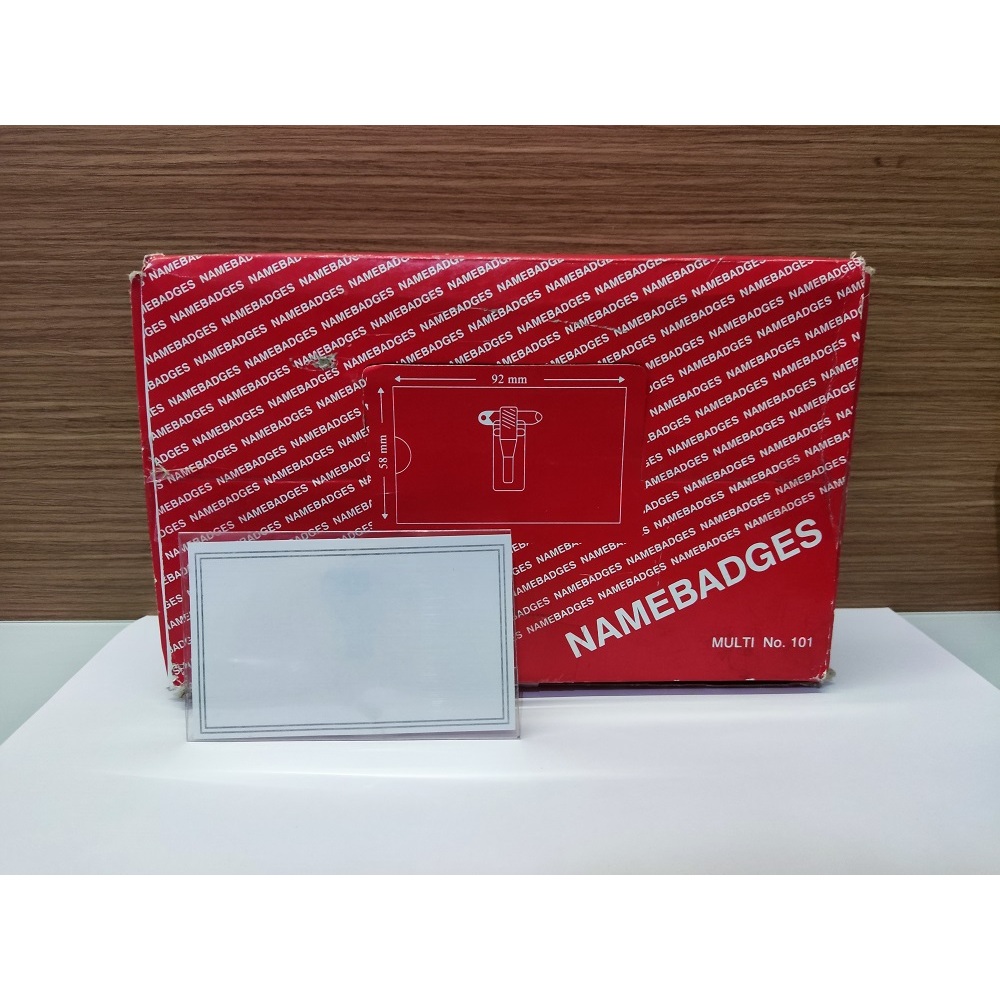 Name Tag/Name Badges Multi 101 - Participant Sign+Pin+Crocodile Clip (1 ...