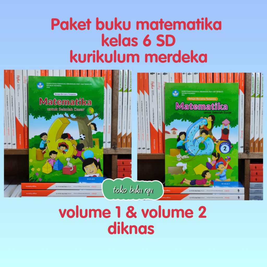 Mathematics Book Package for Grade 6 Elementary School Volumes 1 & 2 ...