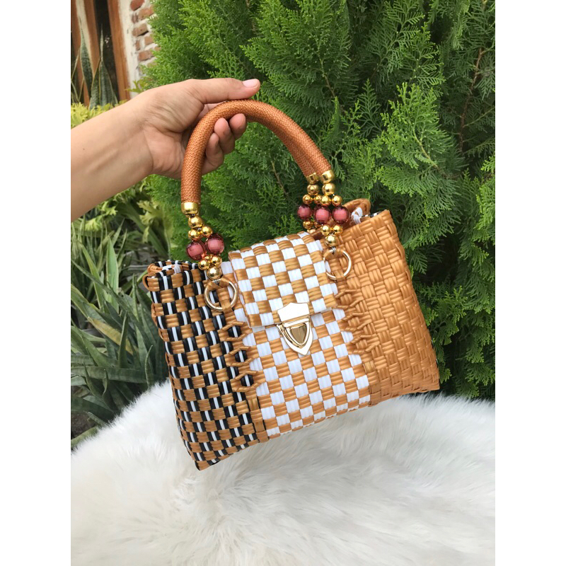 Jali Woven Bags For The Latest Party And Invitation Today Mini Handle ...