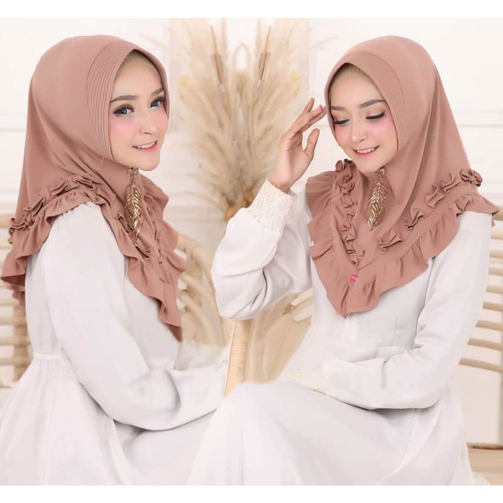 Husna jilbab khimar Instant jilbabers / instant hijab sharia / instant ...
