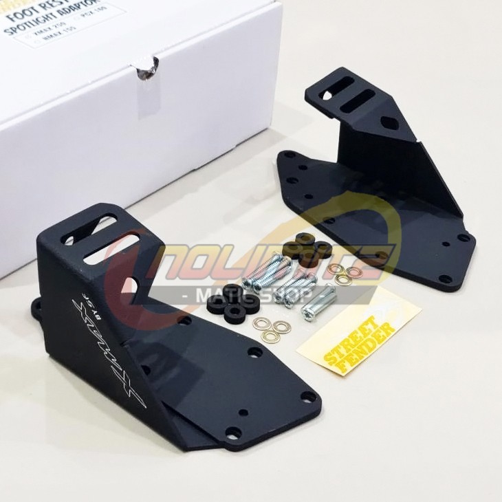 Street Light Holder Bracket Fender Foot Rest Spotlight Adapter XMAX ...