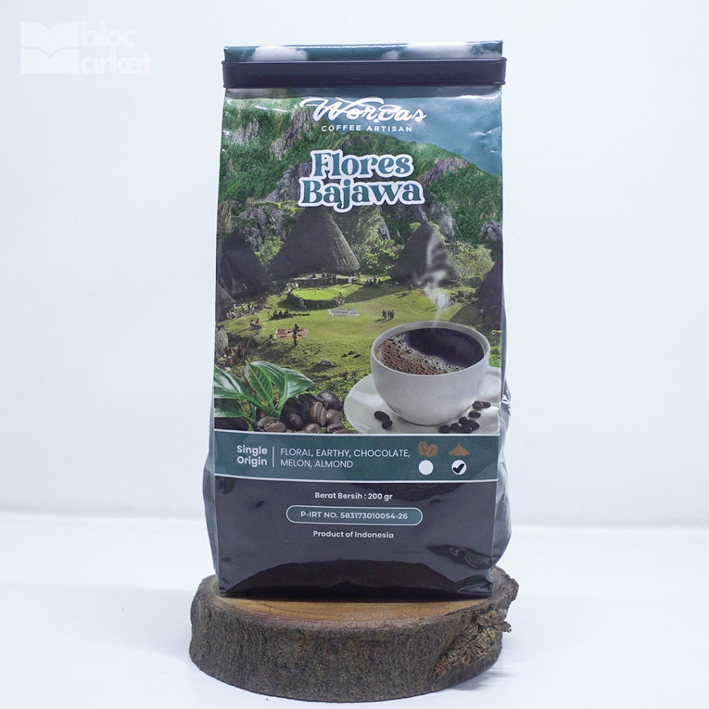 Worcas SINGLE ORIGIN FLORES BAJAWA 200GR | Powder Coffee | Shopee Malaysia
