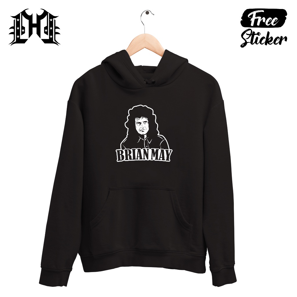 Hoodie Brian May Guitarist Queen Band | Shopee Malaysia