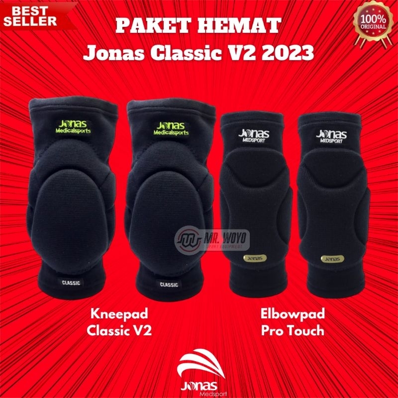 Economical Package for KNEEPAD JONAS / ELBOWPAD JONAS MAXIM V2 CLASSIC ...