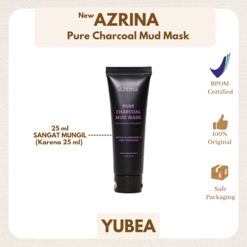 Azrina PURE CHARCOAL MUD MASK 25ml MINI SIZE | Shopee Malaysia