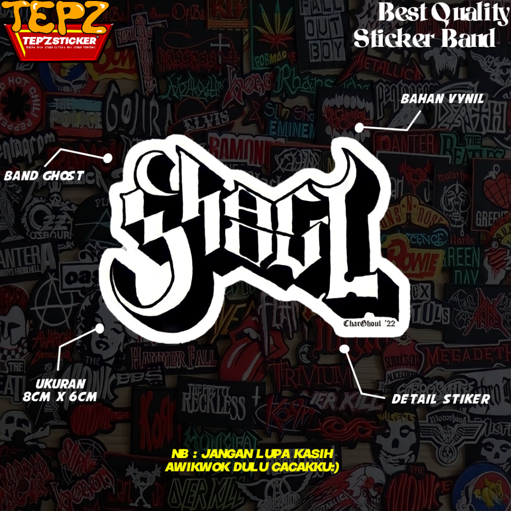 Sticker STICKER (BAND GHOST) BAND STICKER|Metal Sticker|Tumblr Stickers ...