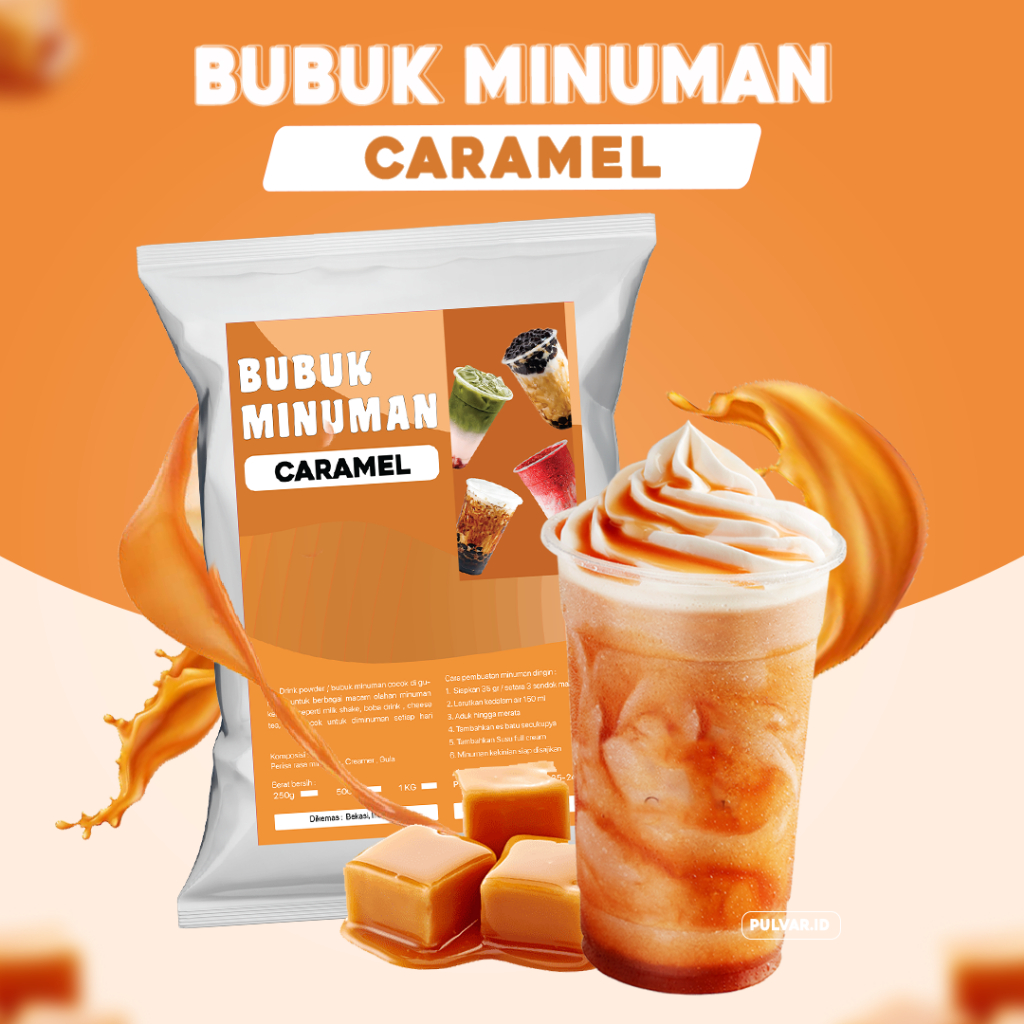 Caramel Flavored Drink Powder/CARAMEL Flavored Drink Powder/BOBA Drink ...