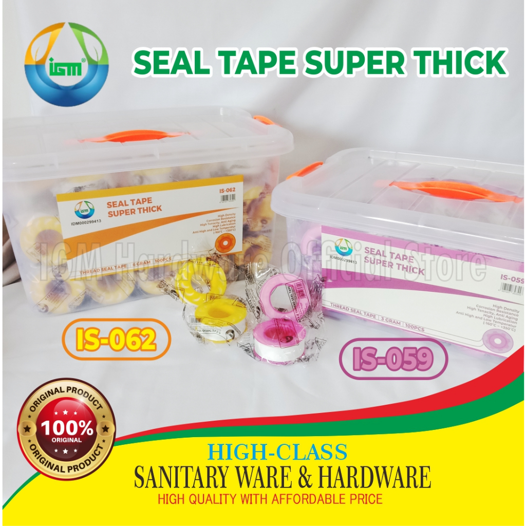 SEAL TAPE SUPER TICK IGM IS-062 IS-059 | Shopee Malaysia