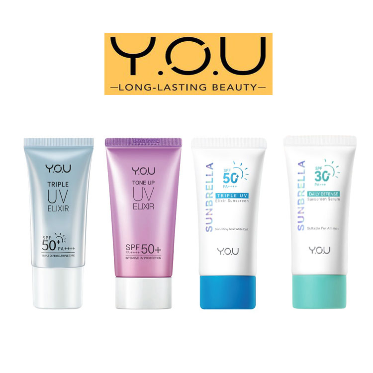 Y.O.U As YOU Sunbrella Sunscreen Tone Up UV Elixir / Triple UV Elixir ...