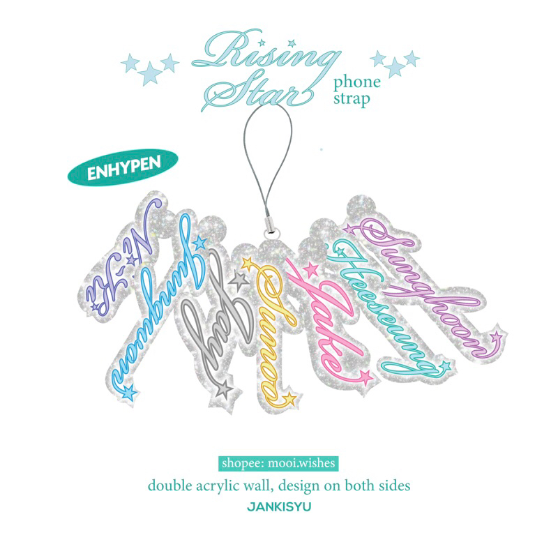 Enhypen Phone Strap Keychain Acrylic | Shopee Malaysia
