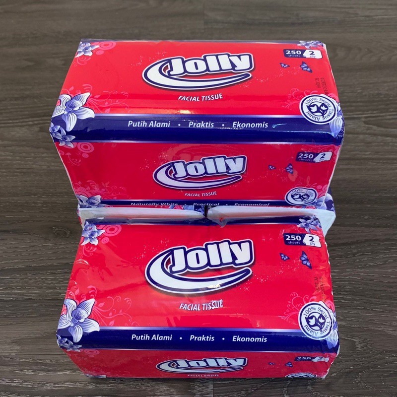 Jolly Tissue 250 Sheets Pack Of 1 pcs | Shopee Malaysia