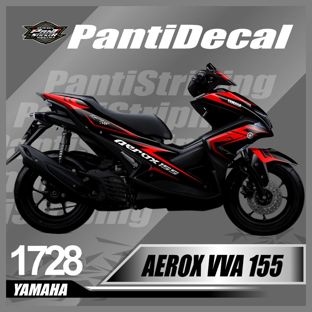 Decal Aerox 155 Vva Full Body - Sticker Motorcycle Aerox 155 Vva Full ...