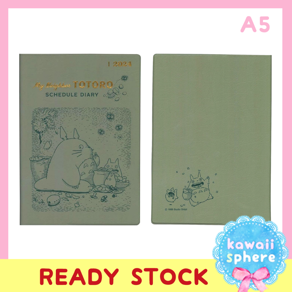 My Neighbor Totoro 2024 Schedule Book Large A5 | Studio Ghibli Planner ...