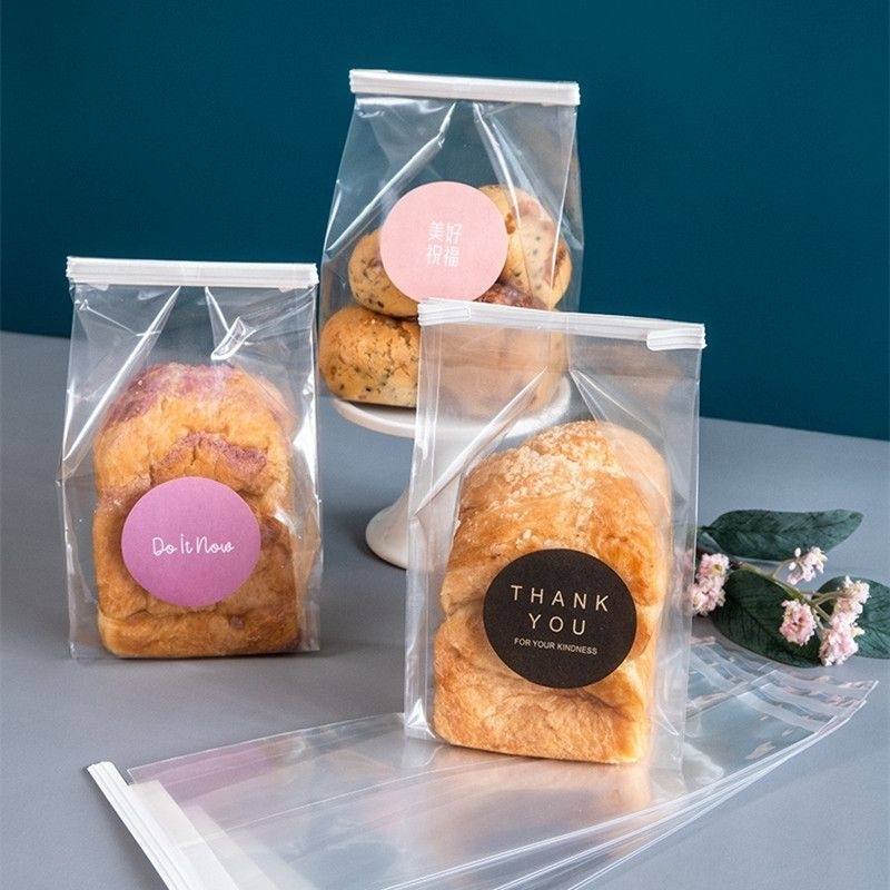 50pcs Plain Plastic Bread Clips / Plastic Bread Wrappers / Plastic ...
