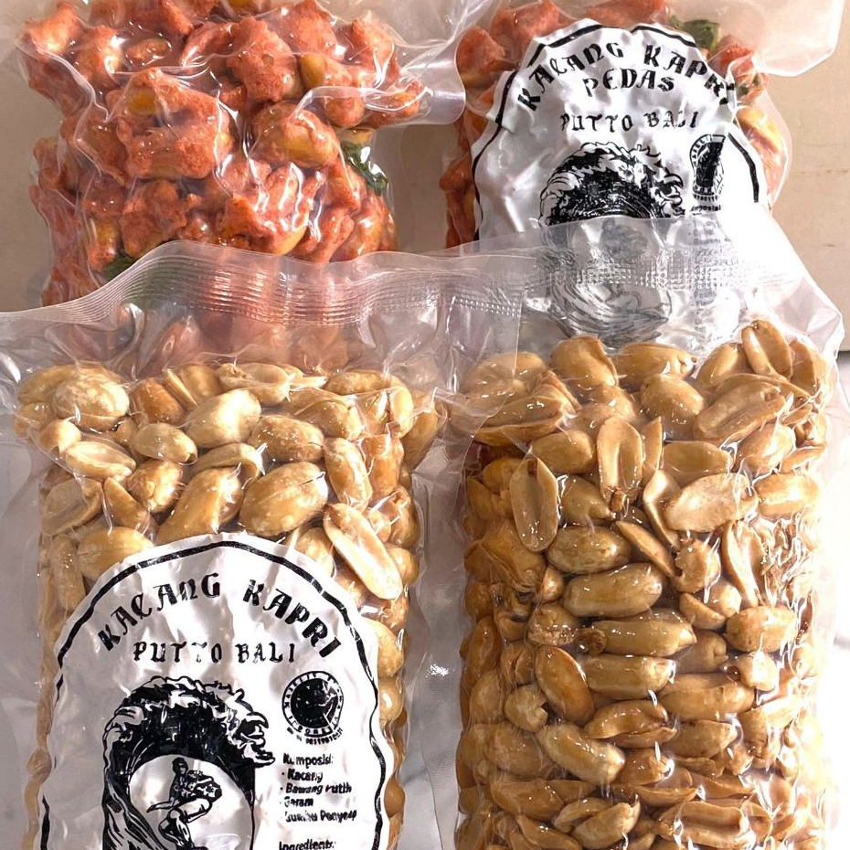 Balinese Putto PeaCemilan 300 Gram Package, Sweet, Savory Vacuum Packed ...