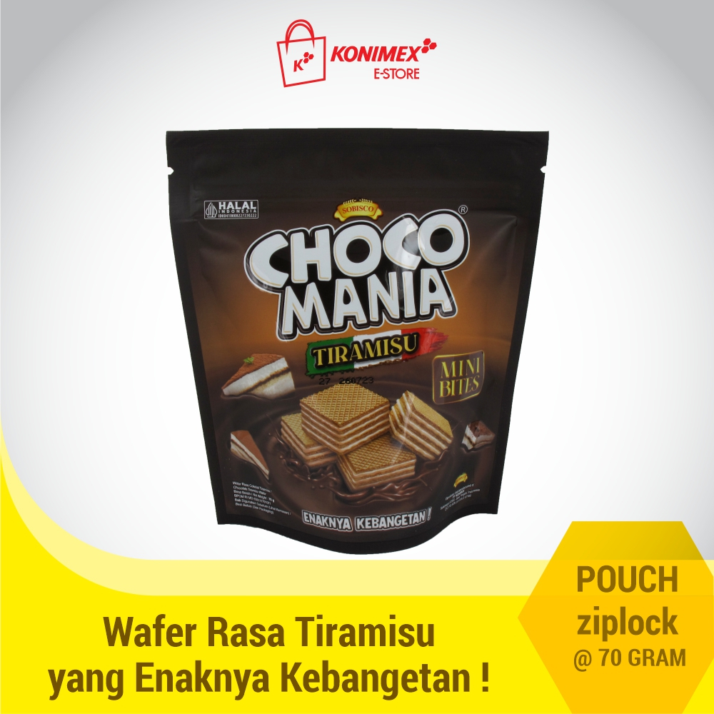 Chocomania Wafer Tiramisu 70gr pouch | Shopee Malaysia