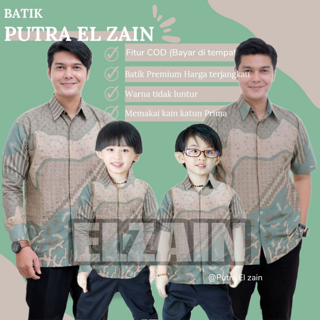 HIJAU New Couple sweet | Inara SAGE BATIK | Sage GREEN Batik couple ...