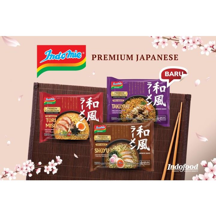 Indomie Premium Collection Fried Noodles Indomie Japanese Ramen Tori ...