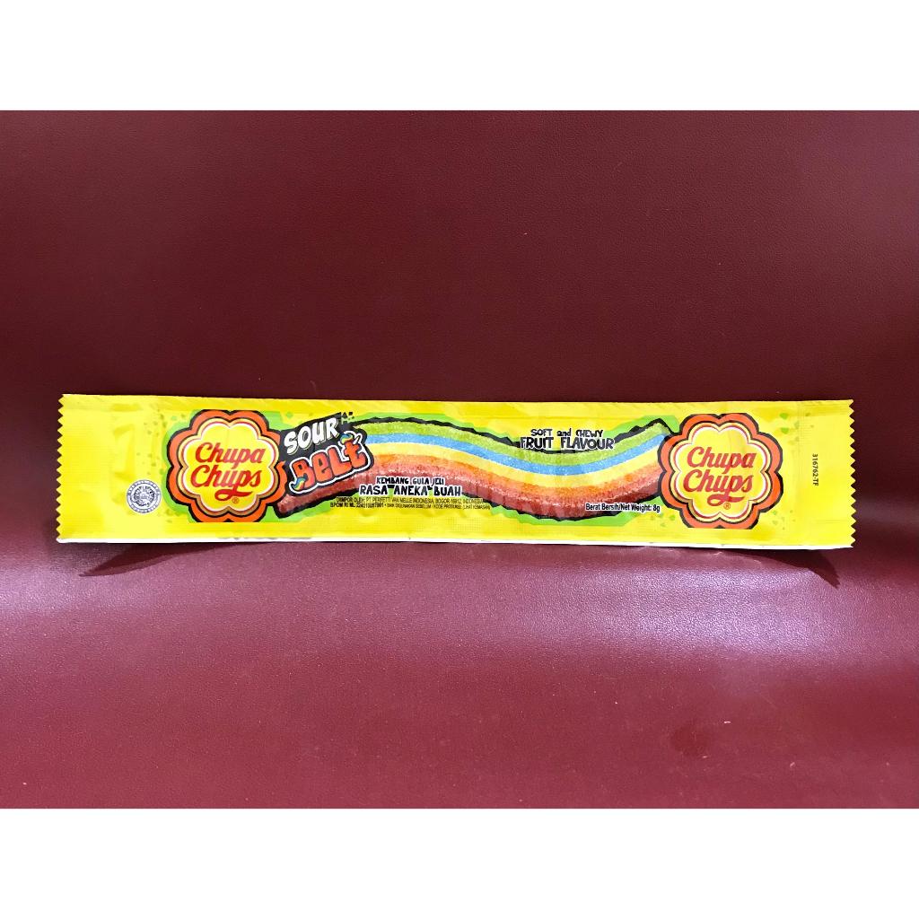 Chupa Chups Sour Belts 8G - Sour Flavored Candy | Shopee Malaysia
