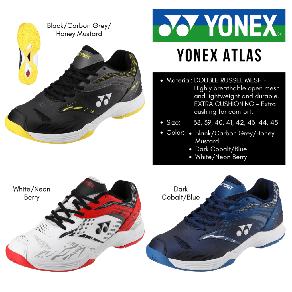Yonex ATLAS BADMINTON SHOES / YONEX ATLAS BADMINTON SHOES / YONEX ATLAS ...