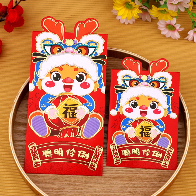Chinese New Year Dragon Angpao 2d Horn HongBao FungPao 6 MIX | Shopee ...
