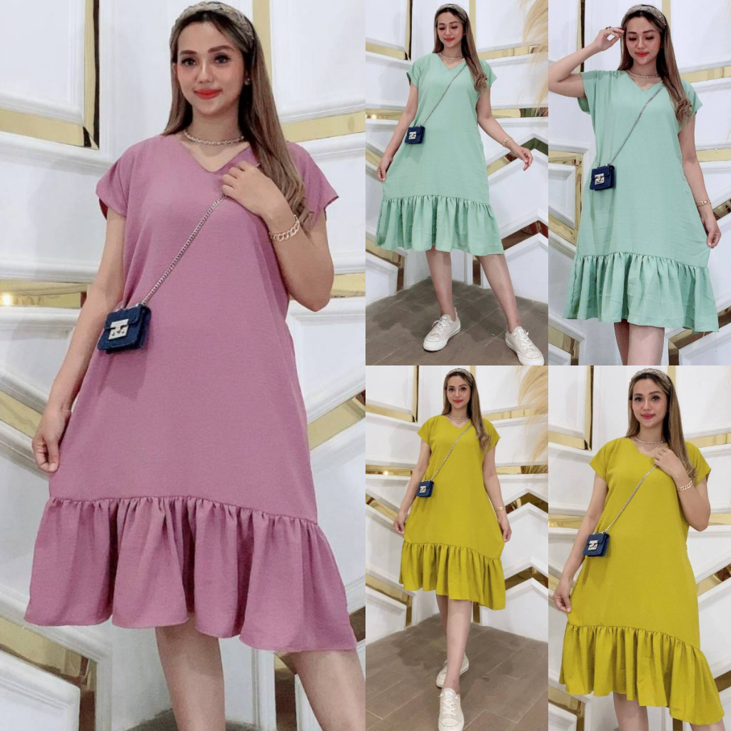 Plain DASTER RECENT DASTER ZARA CRINCKEL AIR FLOW PREMIUM DRESS DASTER ...