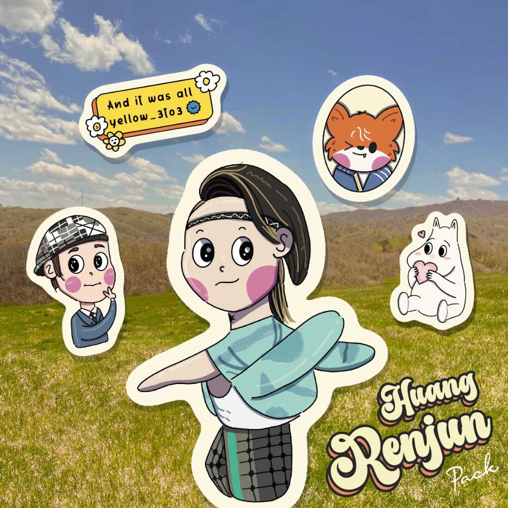 Kpop STICKER SET - NCT DREAM RENJUN | Vynil MATTE ALREADY DIGGING ...